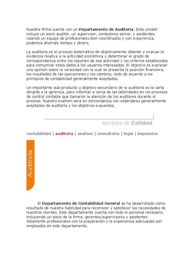 Cotizacion | PDF | Auditoría | Contabilidad