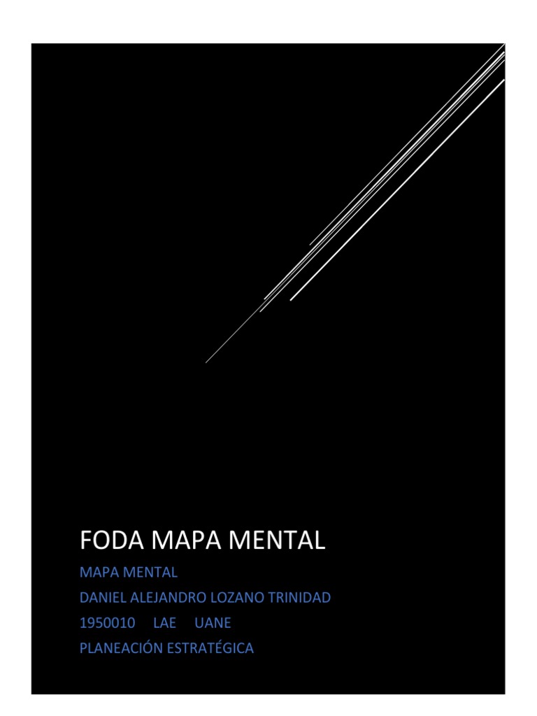 Mapa Mental Foda PE | PDF | Análisis FODA | Business