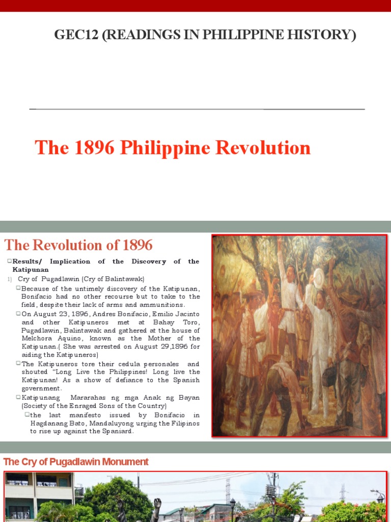 The 1896 Philippine Revolution | PDF | Independence | Wars Of Independence The 1896 Philippine Revolution | PDF | Independence | Wars Of Independence