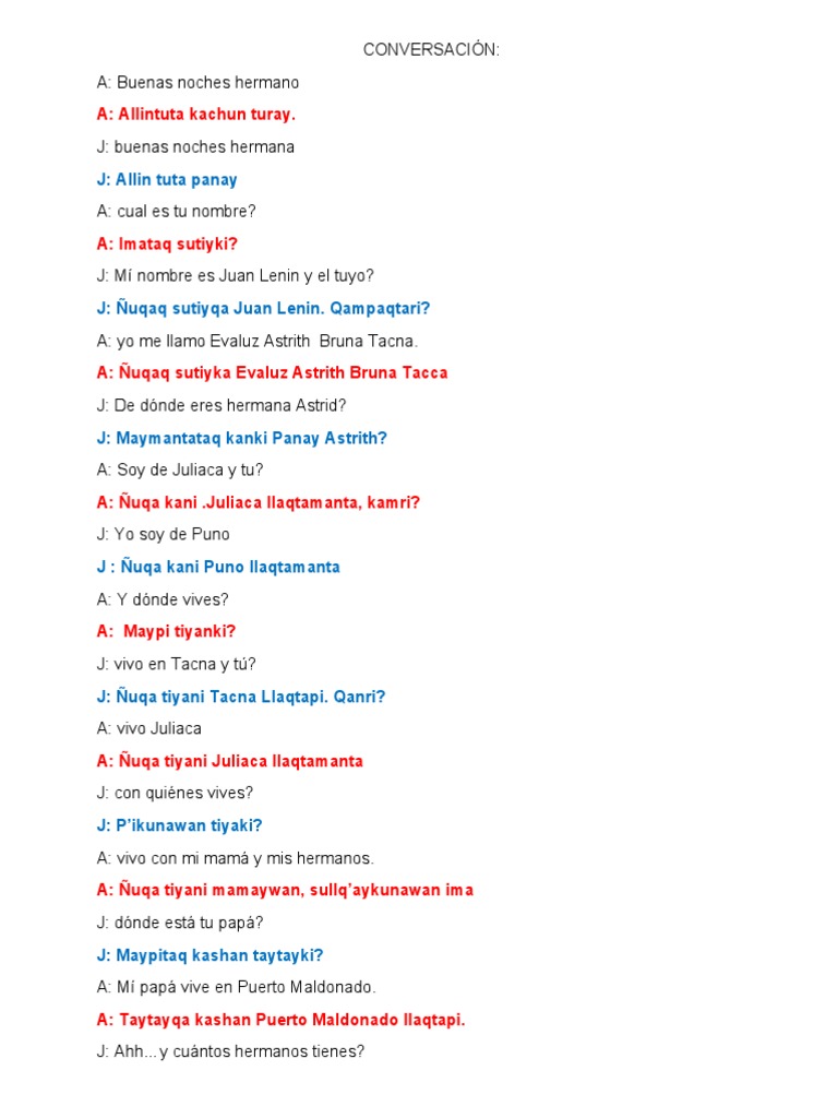 CONVERSACIÓN | PDF | Cocina, comidas y vino | Estilo de vida