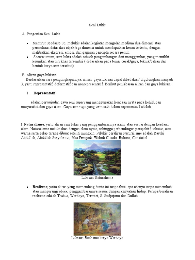 Seni Lukis | PDF
