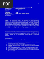 Communication Studies Cape Syllabus | PDF