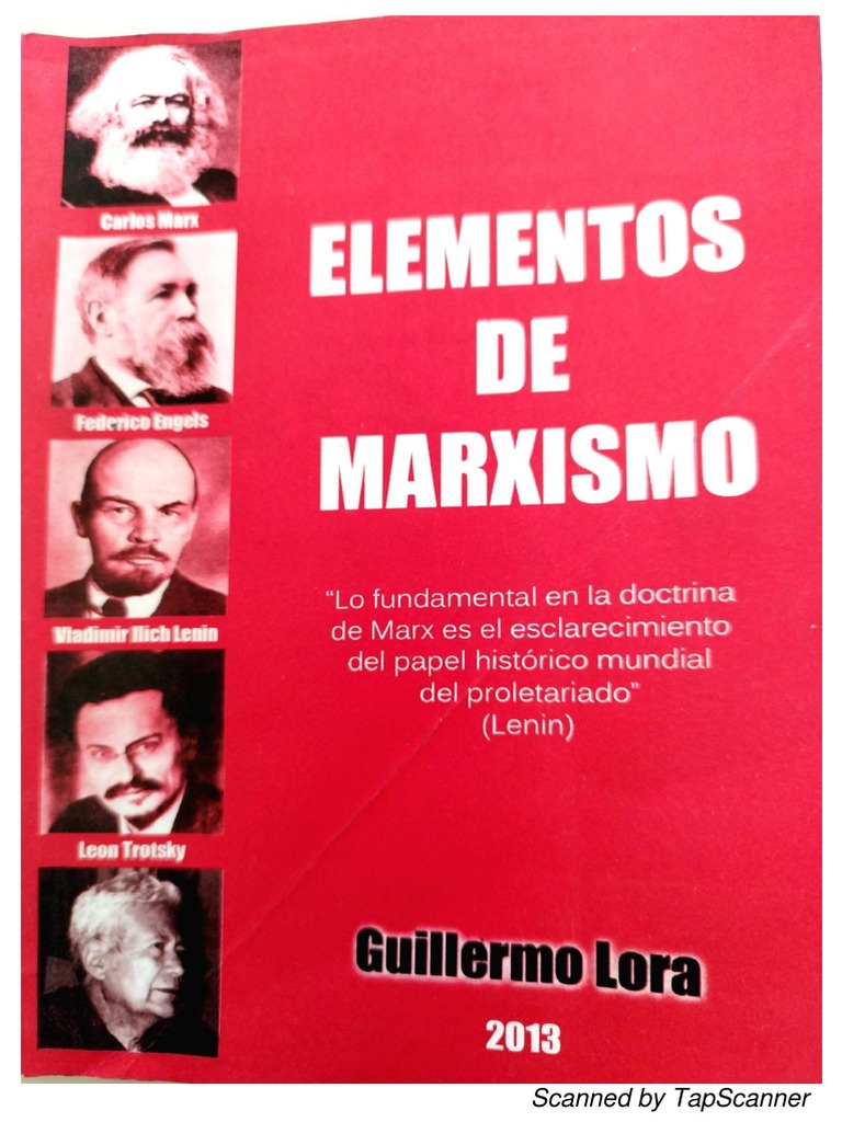Elementos Del Marxismo - Guillermo Lora - 2013 | PDF