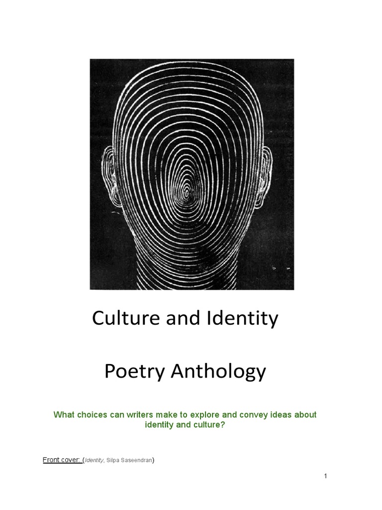 Culture and Identity Poetry Anthology | PDF | Poetry | Metre (Poetry)