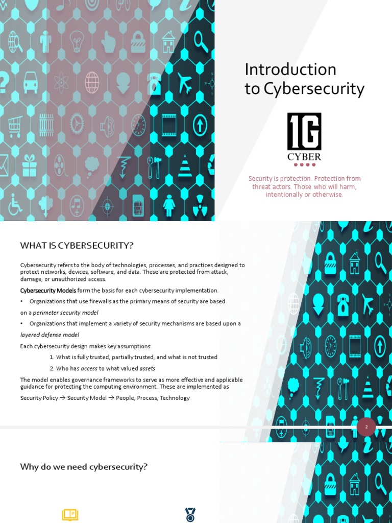 Introduction To Cybersecurity | PDF | Information Security | Security Introduction To Cybersecurity | PDF | Information Security | Security