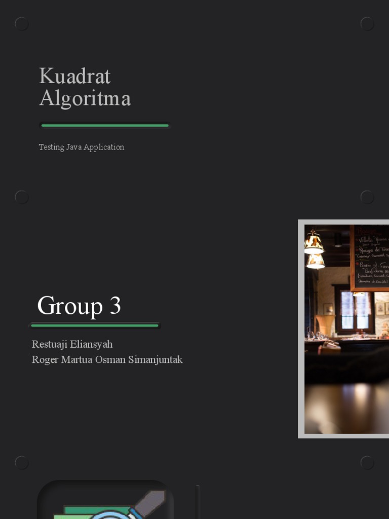 Kuadrat Algoritma Testing Java | PDF