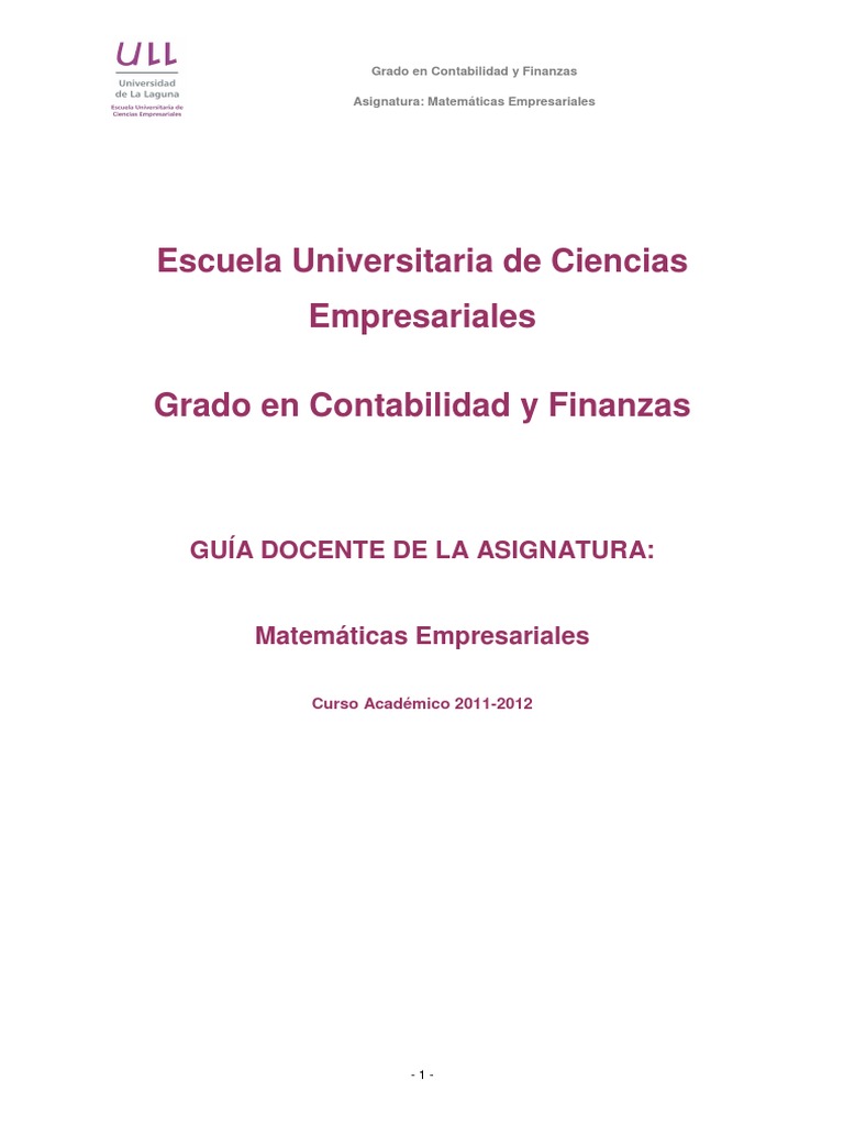 Matematicas Empresariales | PDF | Ecuaciones | Álgebra lineal Matematicas Empresariales | PDF | Ecuaciones | Álgebra lineal