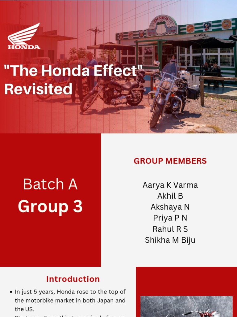 Perspectives On Strategy The Real Story Behind Honda's Success | PDF ...