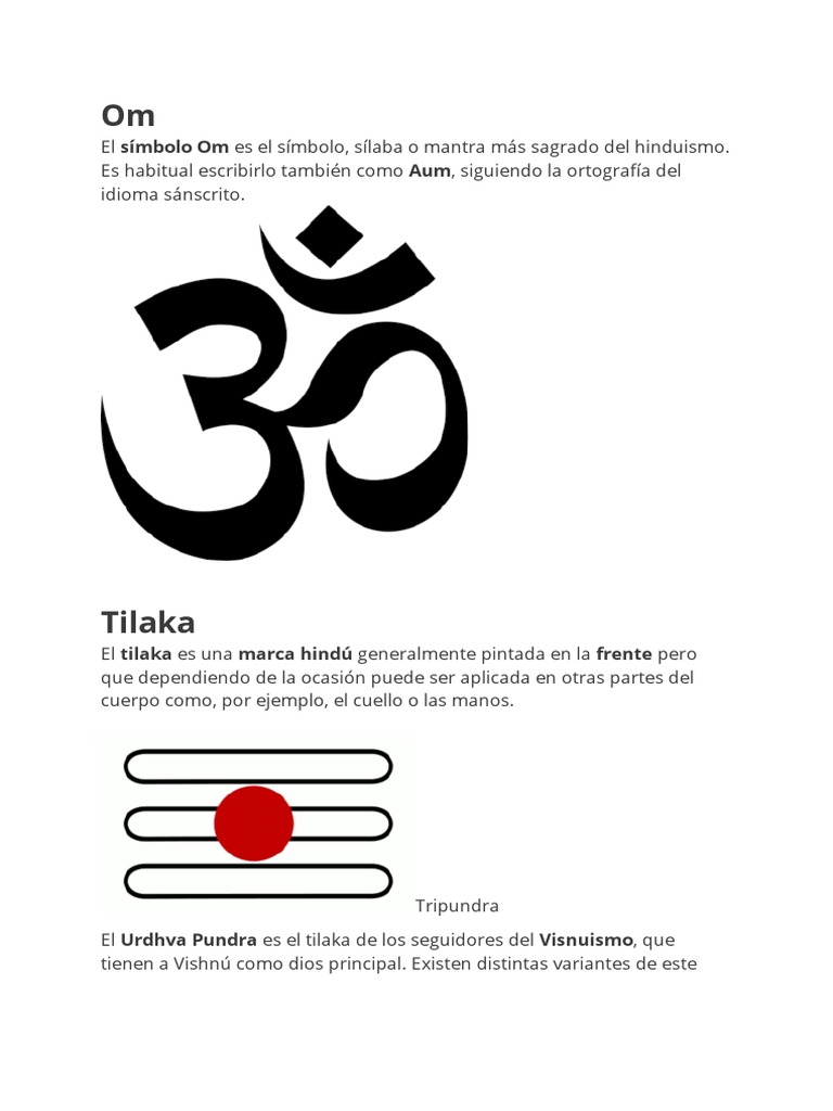 Signos Hindues | PDF