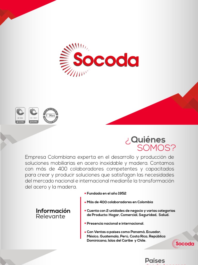 Presentación Socoda PDF | PDF | Colombia | Economias