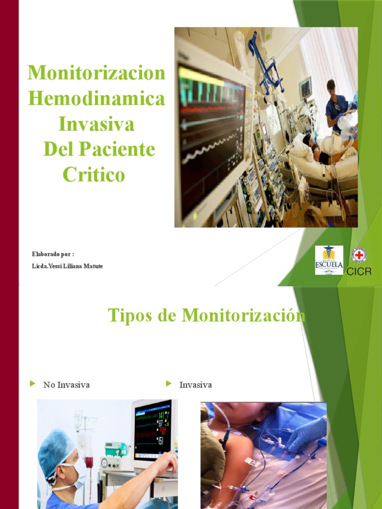 Monitorizacion Hemodinamica Invasiva Del Paciente Critico | PDF | Lesión cerebral traumática ...
