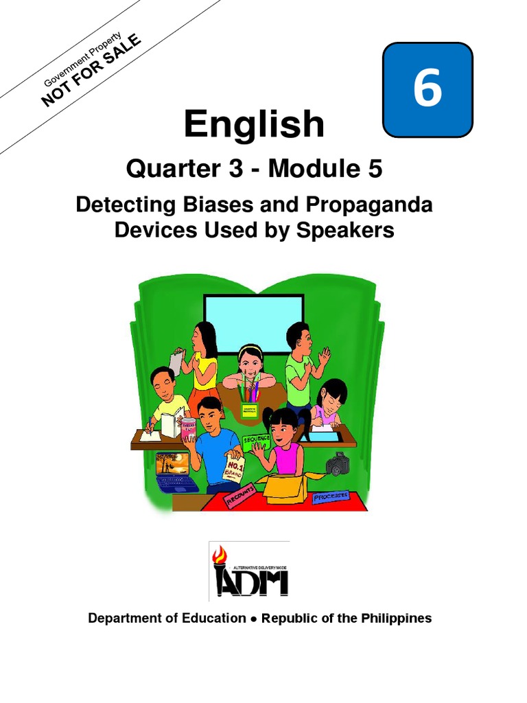 English 6 Q3 W5 | PDF | Propaganda | Bias