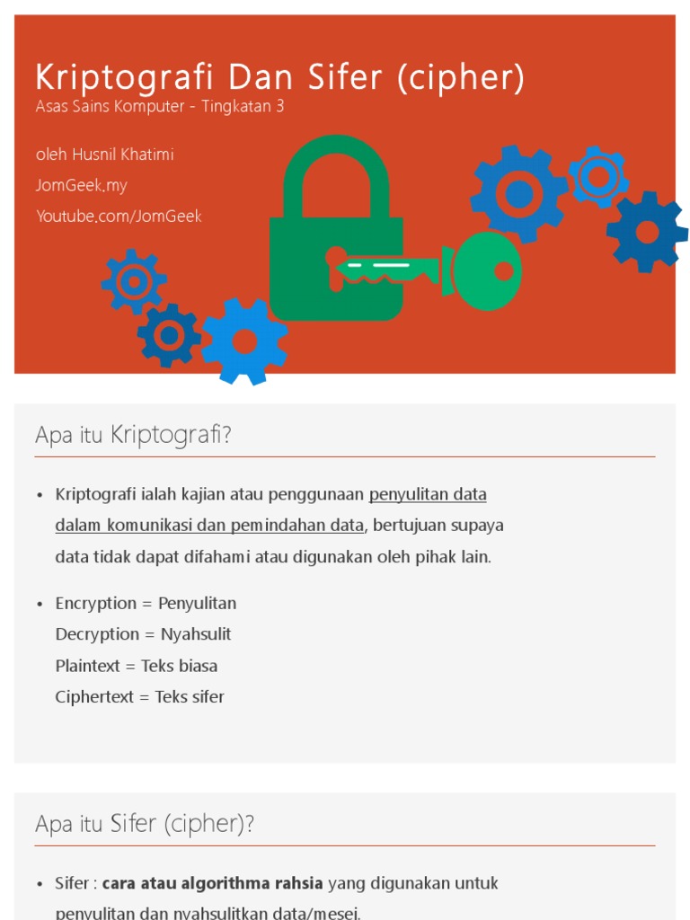Ask Tingkatan3-Kriptografi-Sifer | PDF