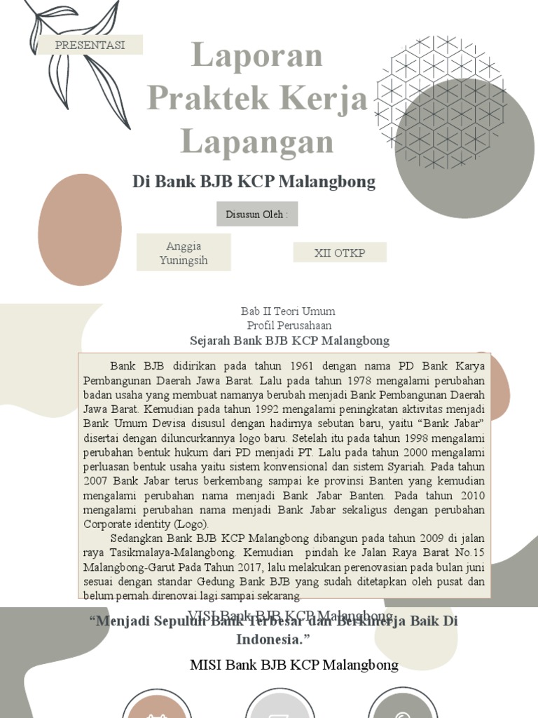 PowerPoint Laporan PKL | PDF