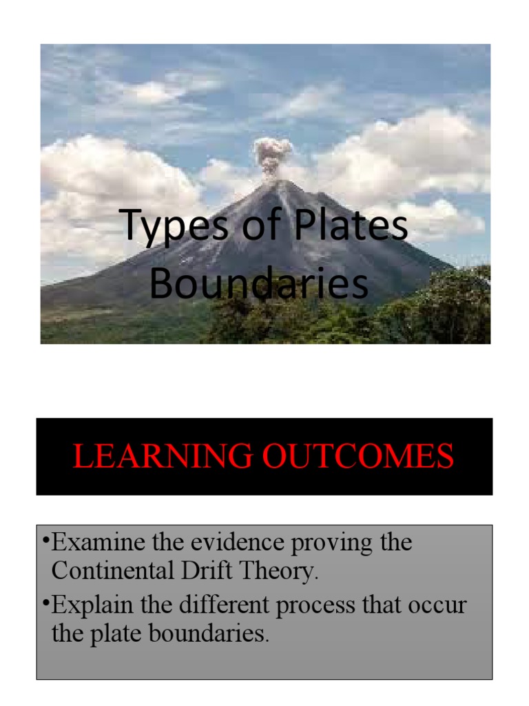 G10 Lesson 2 Types of Plate Boundaries | PDF | Plate Tectonics ...