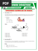 Unidades Químicas de Masa - QUIMICA | PDF | Mole (Unidad) | Masa