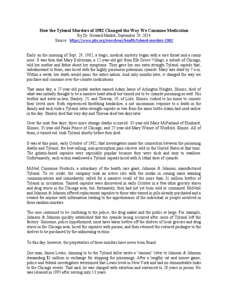 Case Johnson&Johnson | PDF | Johnson & Johnson
