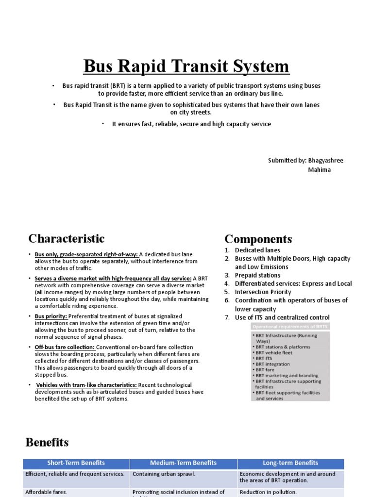 Overview of Pune's Bus Rapid Transit System | PDF | Public Transport | Bus