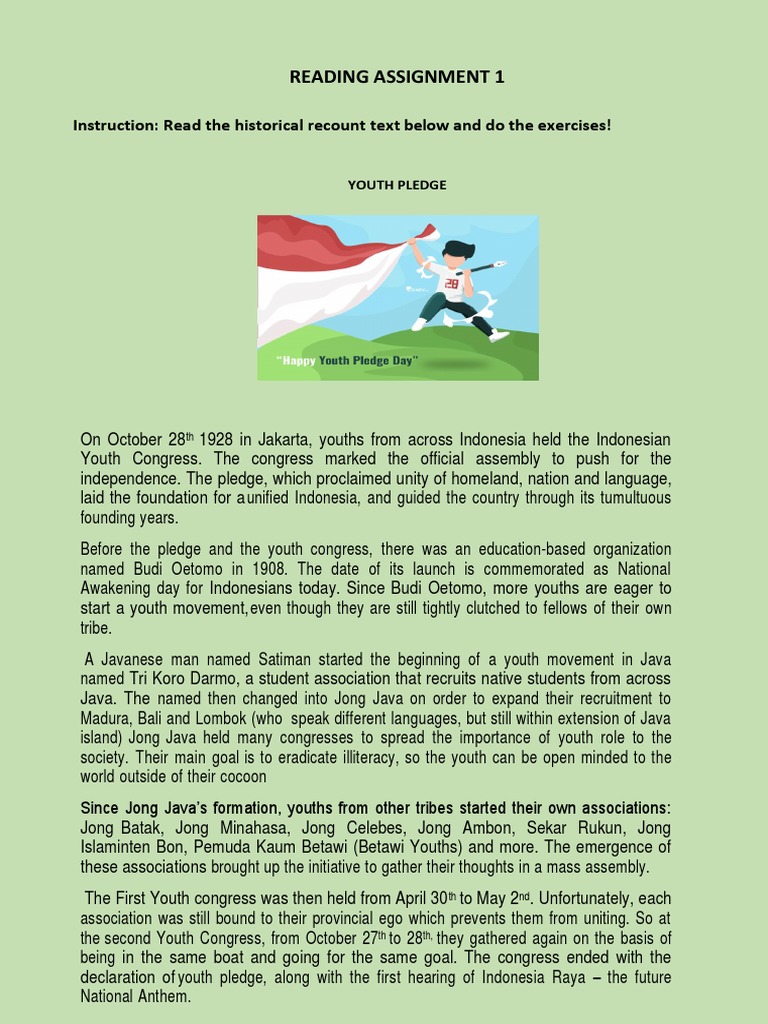 Indonesian Youth Movement History | PDF | Java | Indonesia