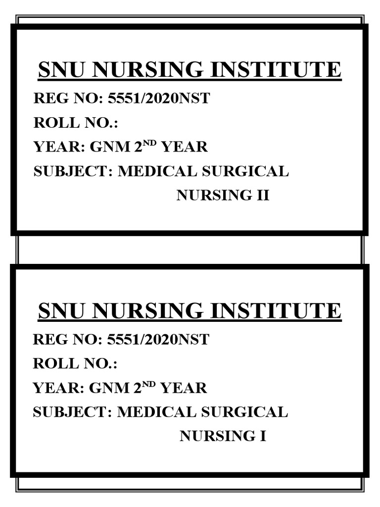 SNU Nursing Assignments Overview | PDF | Coronary Artery Bypass Surgery ...