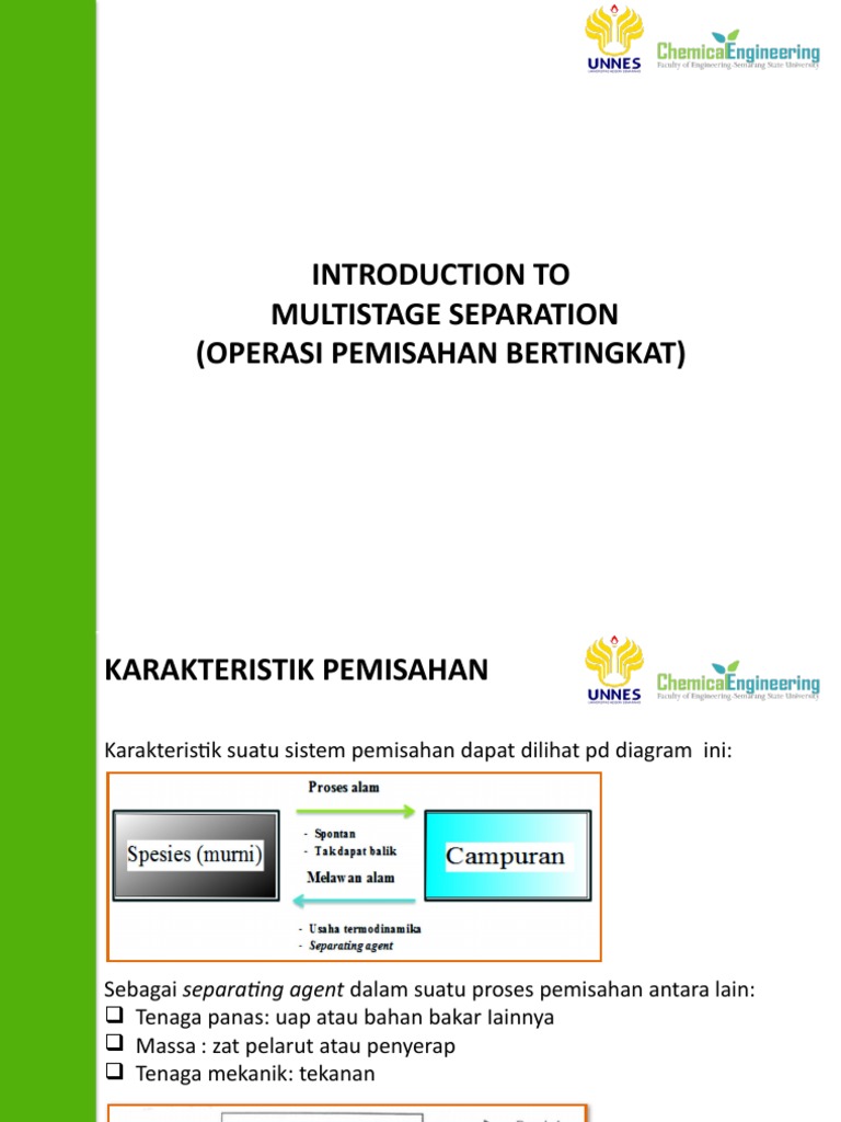Introduction - Stage Wise Dan Continuous Contact | PDF | Teknologi ...