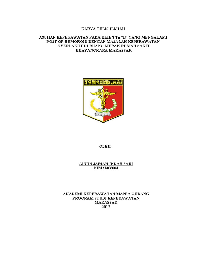 Ainun Jariah Indah Sari - Kti | PDF