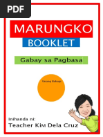 Marungko Booklet (Part 1) | PDF