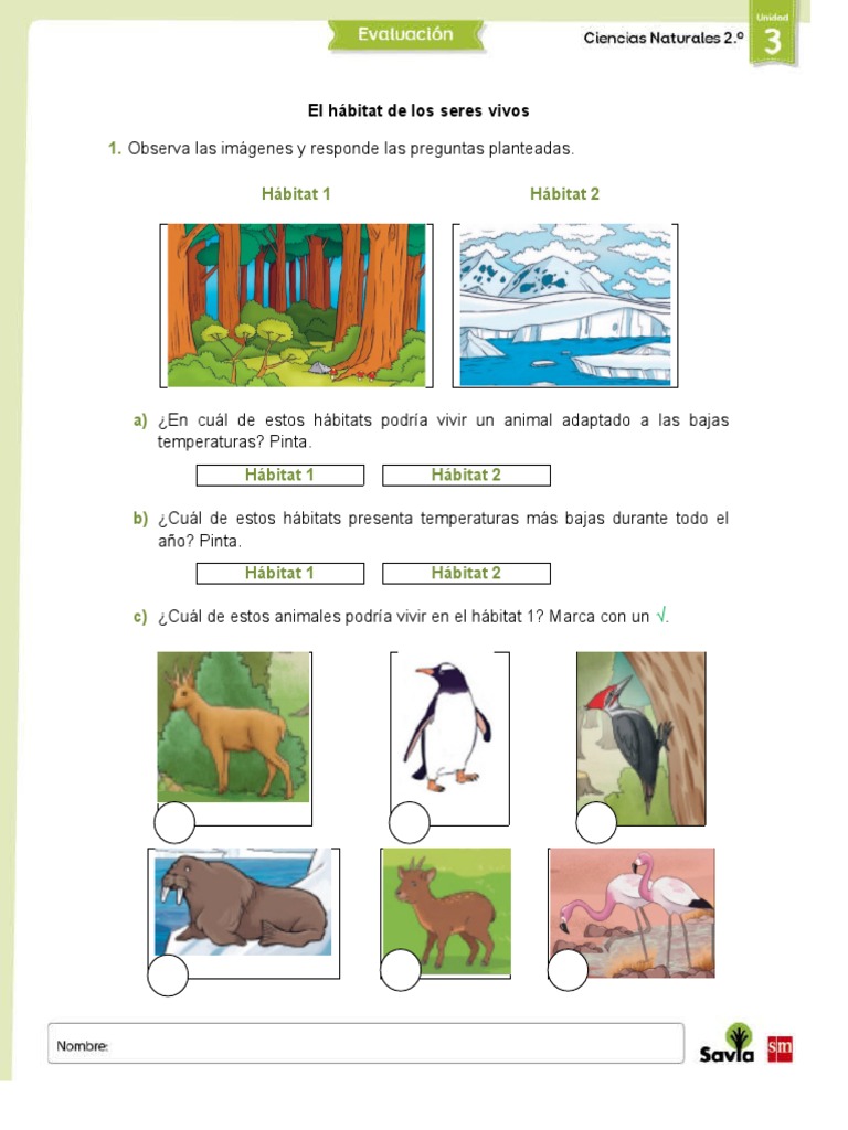 Habitat - Práctica 1 | PDF | Habitat | Especie en peligro