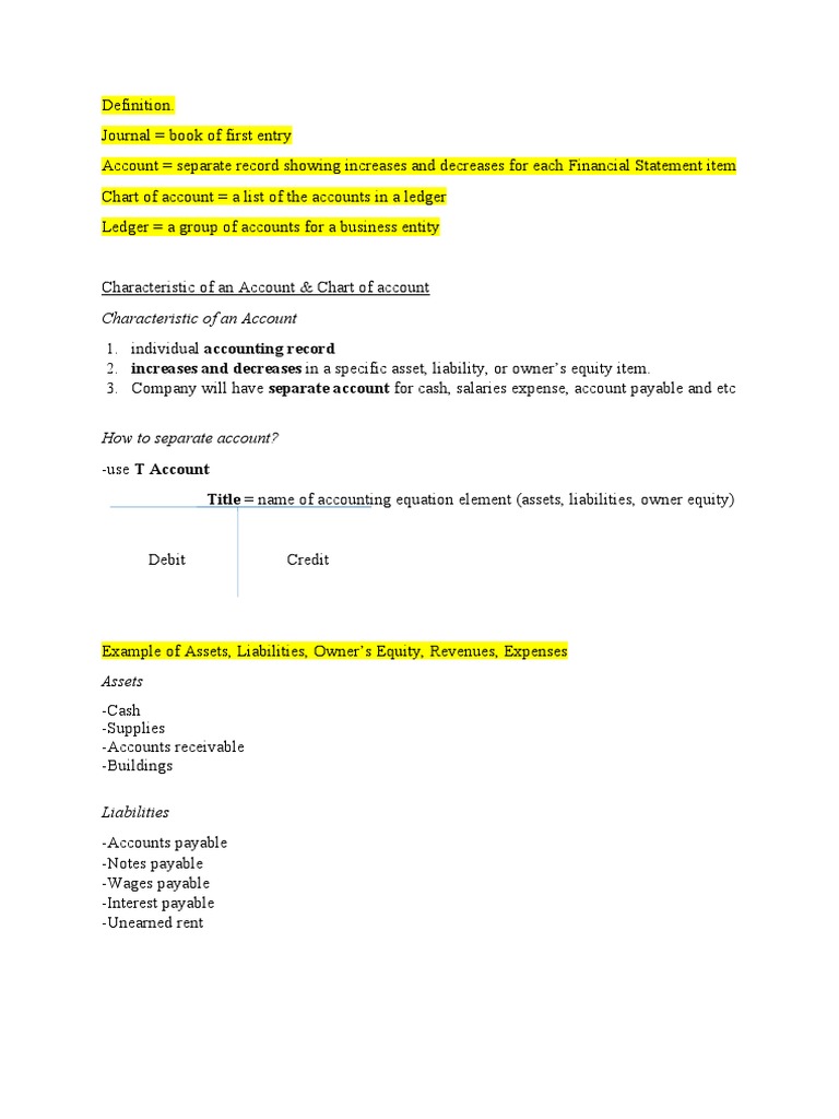 Notes Topic 3 Pdf Debits And Credits Financial Services