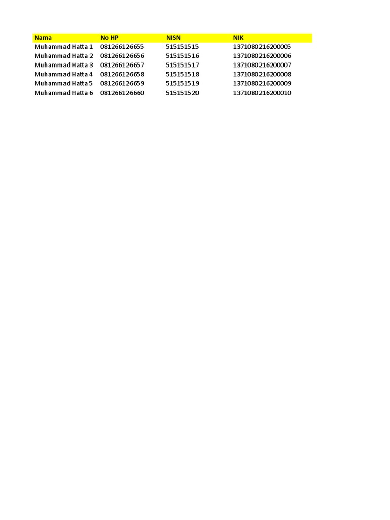 Contoh Format Upload | PDF | Career & Growth