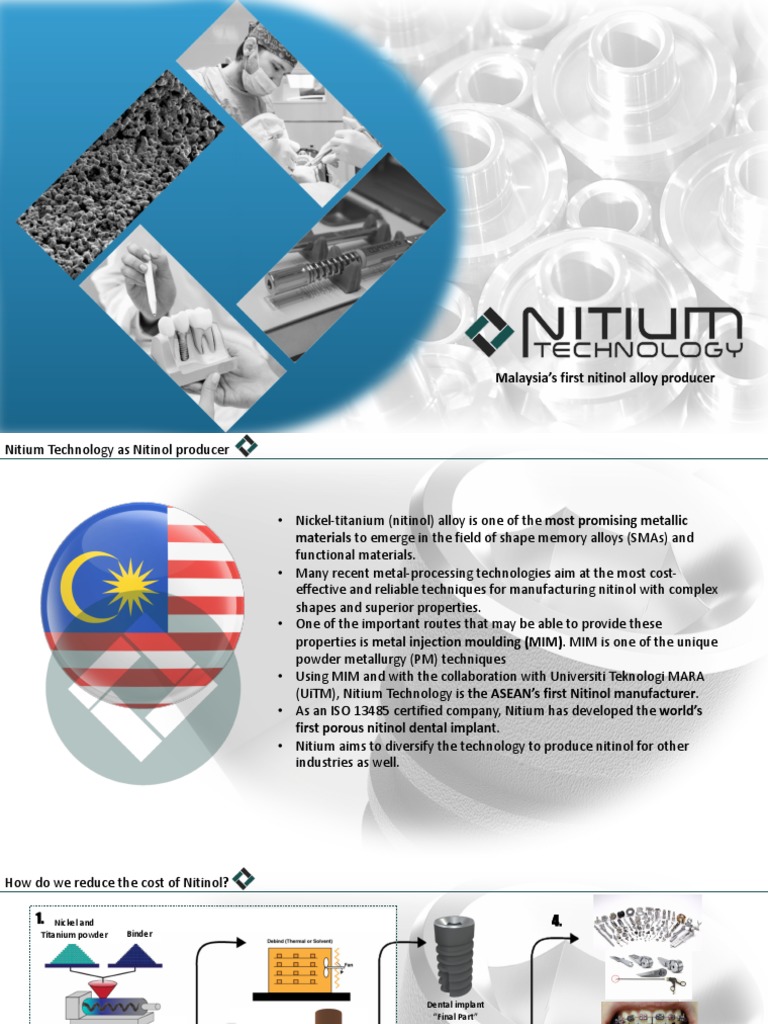 Nitium Technology | PDF | Titanium | Dental Implant
