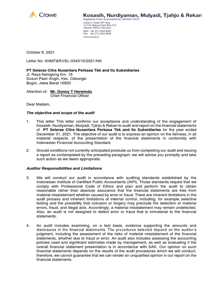 Crowe Proposal Audit 2021 | PDF | Financial Audit | Internal Control