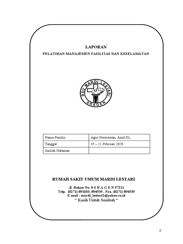Laporan Pelatihan MFK 2022 | PDF