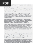 Closing Remarks Tagalog | PDF