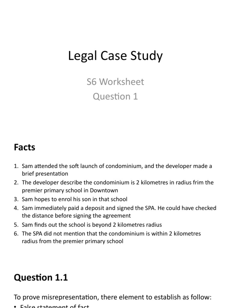 PPT Misrepresentation | PDF | Misrepresentation | Business Law