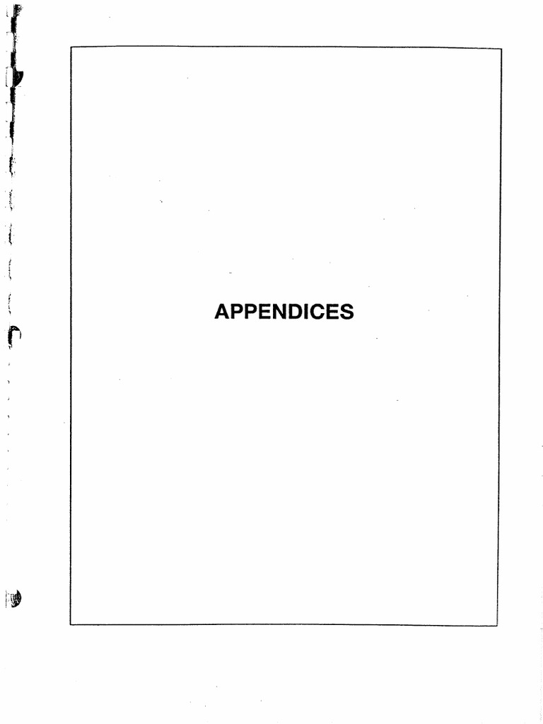 Appendices | PDF