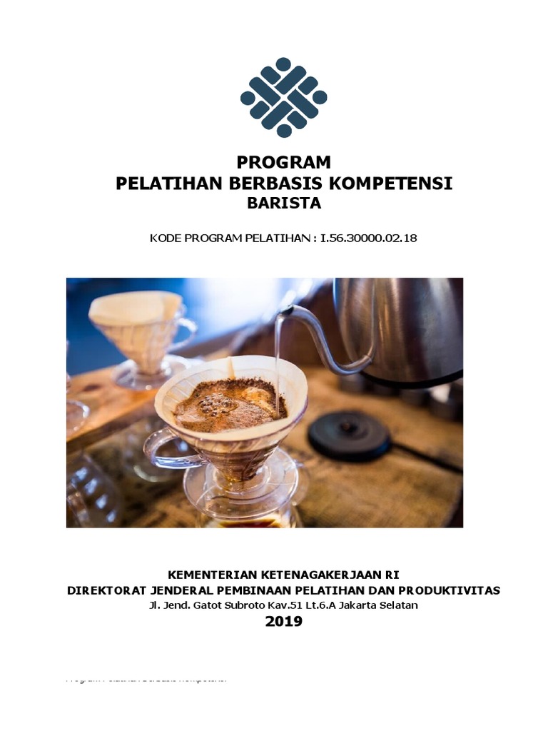 Program Pelatihan Berbasis Kompetensi: Barista | PDF