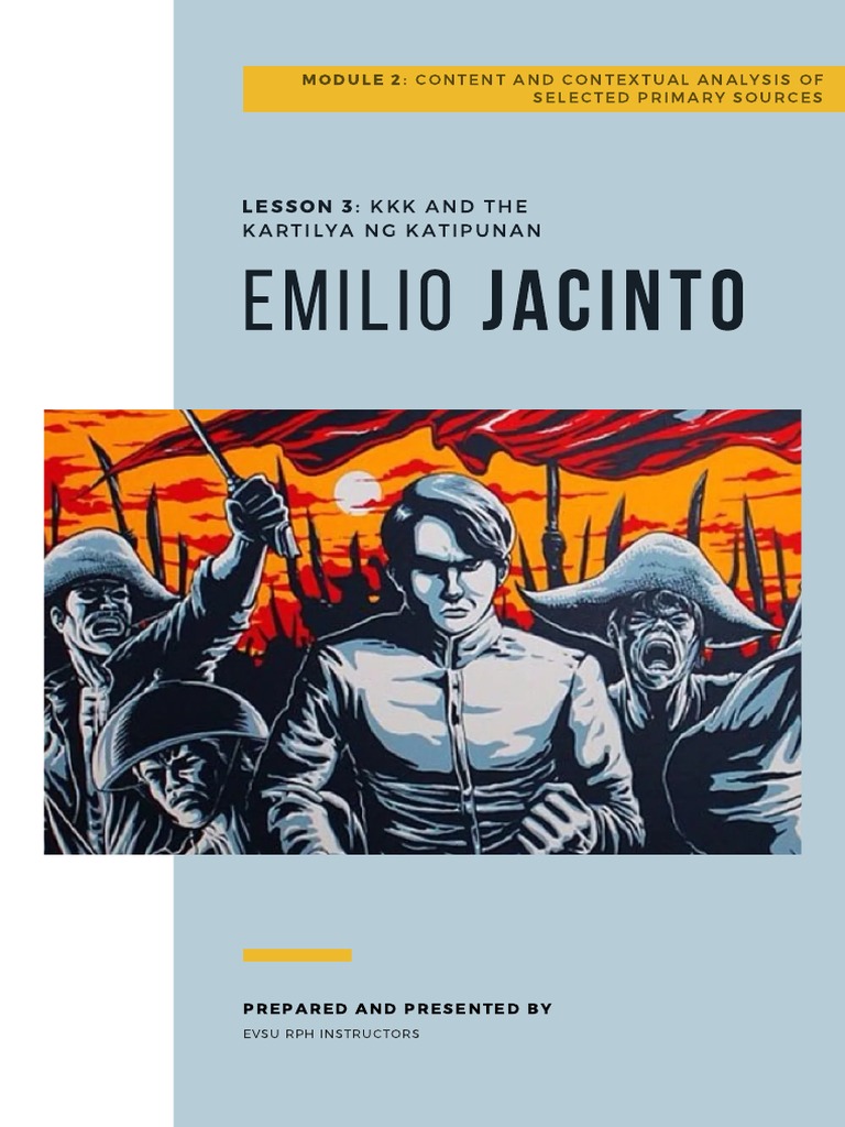Emilio Jacinto | PDF | Philippines