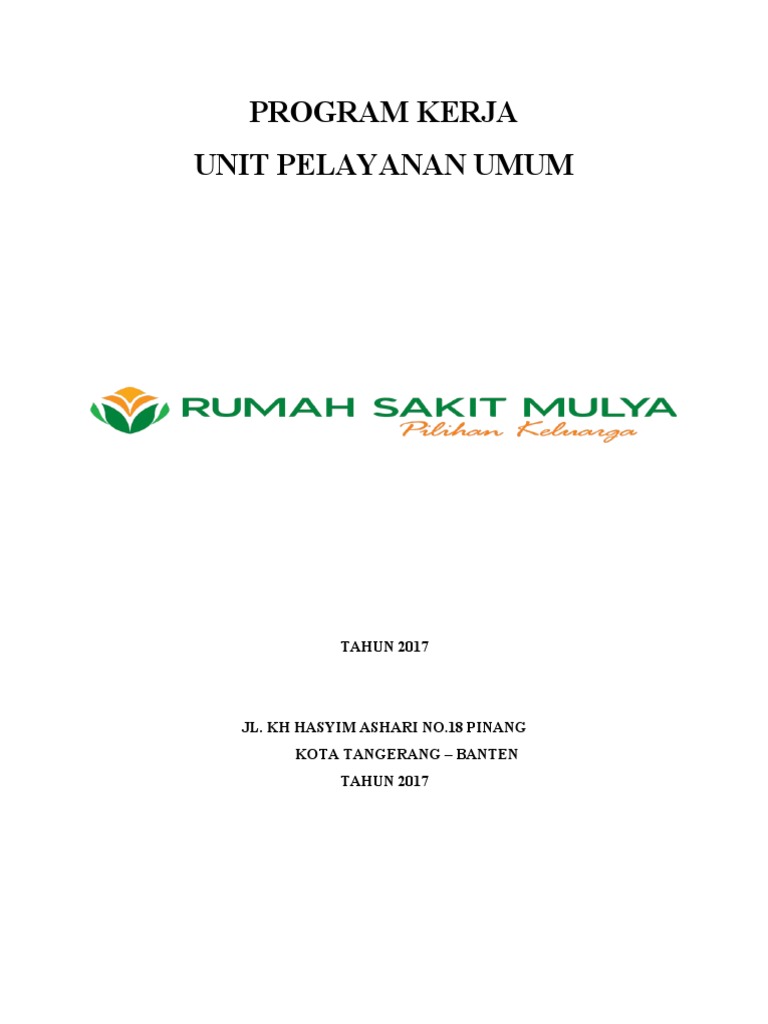 Program Kerja | PDF