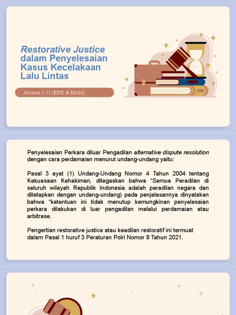 Restoratif | PDF | Ilmu Sosial