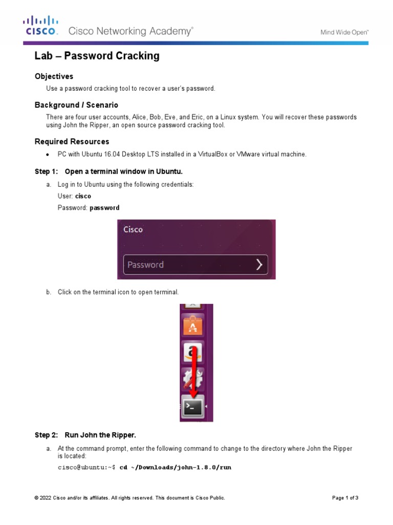Intro Cyber 15.1 | PDF | Password | User (Computing)
