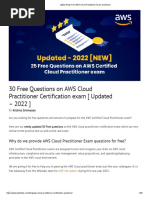 AWS Cloud Practitioner Cheat Sheet | PDF