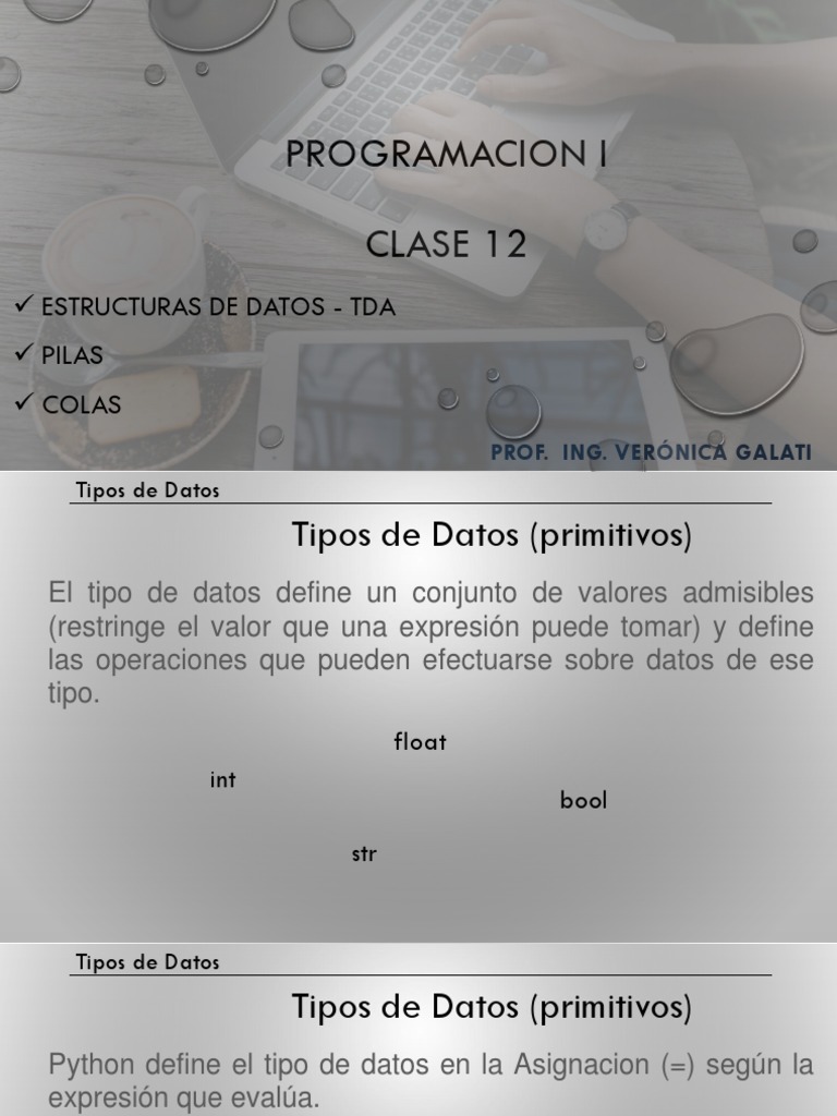PI - TDA Pilas y Colas | PDF | Tipo de datos | Cola (tipo de datos ...