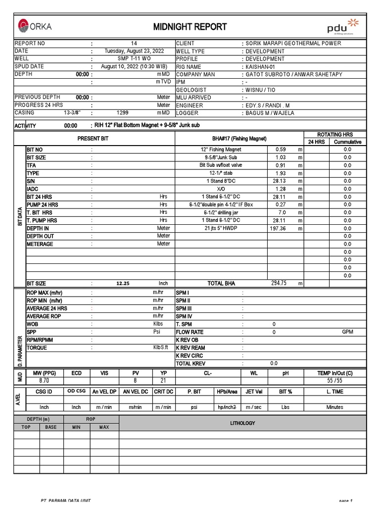 Pdu - SMP T-11.wo# 14 - MDN, 23-08-2022 | PDF | Chemical Engineering ...
