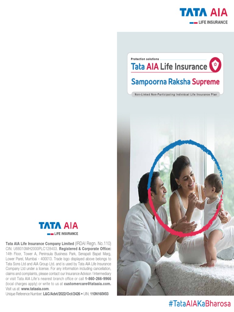 Sampoorna Raksha Supreme (SRS) Brochure V3 | PDF | Insurance | Present ...