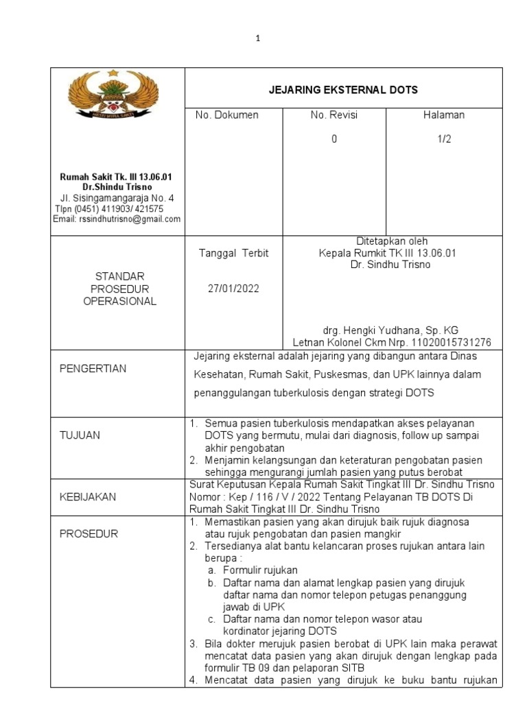 Spo TB Dots 2022 | PDF