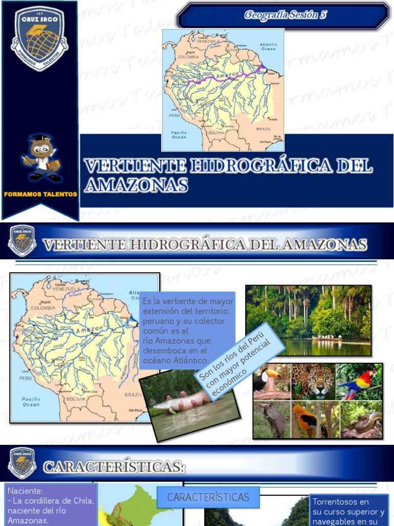 Análisis de la vertiente hidrográfica del Amazonas | PDF | río Amazonas ...