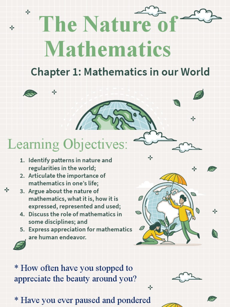 Understanding the Patterns of Mathematics in Nature | PDF | Pattern ...