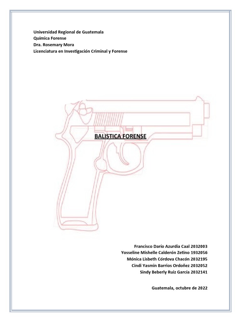 Sistema de Identificacion Balistica Ibis | PDF | Balística | Cartucho ...
