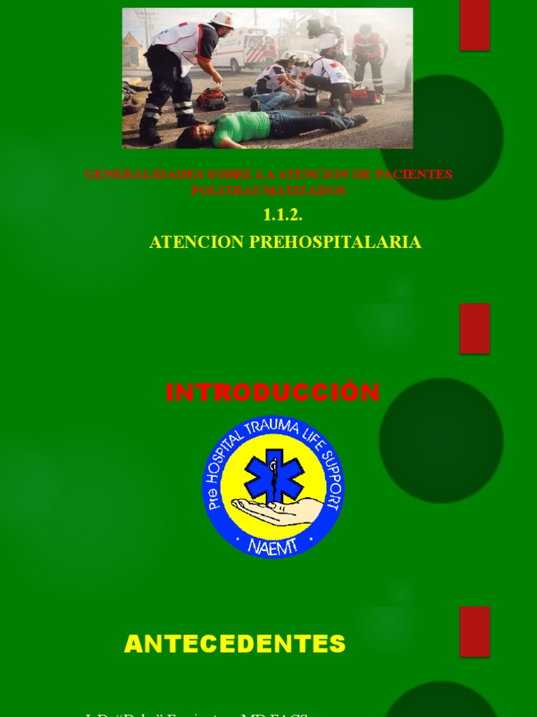 Atencion Prehospitalaria | PDF | Lesión | Fuerza